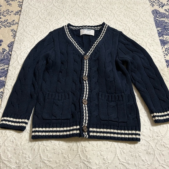 Old Navy | Shirts & Tops | Old Navy Dark Blue Cable Knit Sweater | Poshmark